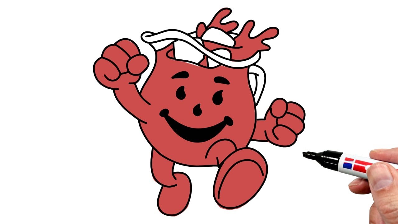 How to Draw the Kool-Aid Man