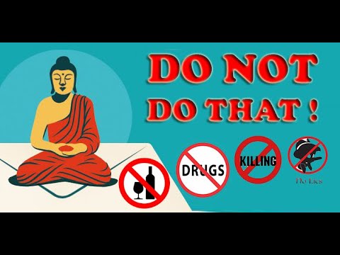 WHAT EVERY BUDDHIST SHOULD AVOID FROM | The 5 Precepts of Buddhism