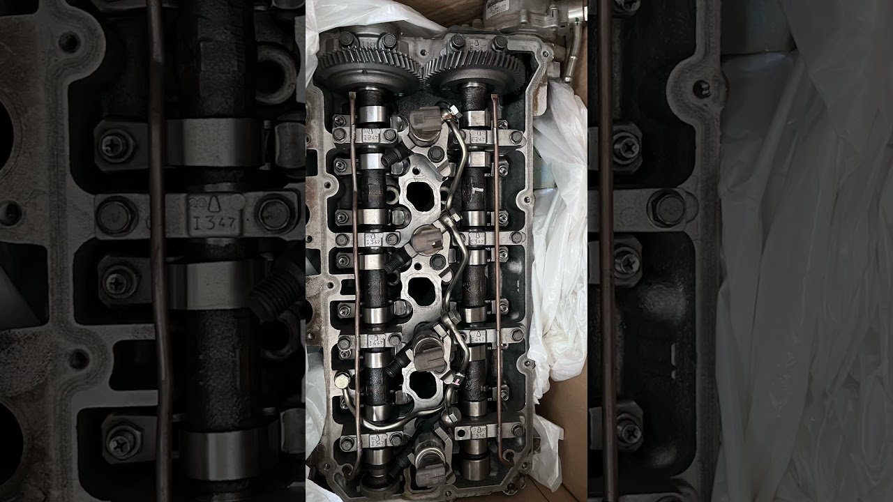 Engine head with cam shaft and injector triton 4D56 Engine