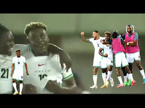 Nigeria vs Libya | 1-0 Fisayo-Dele Bashiru's Goal And Moses Simon Assist | Highlights