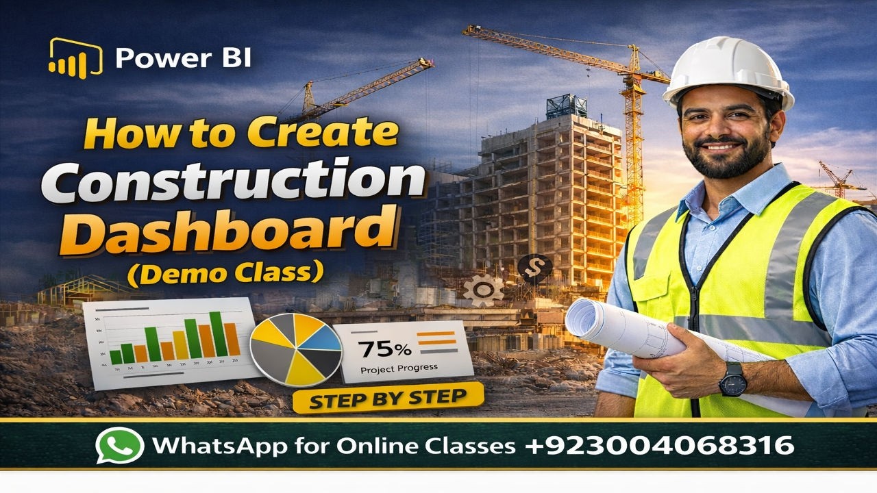 Power BI Construction Dashboard | Complete Project Overview