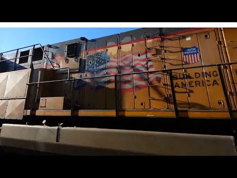 (Rare) UP 5534 C45ACCTE On CP Train 608 Through Finch!