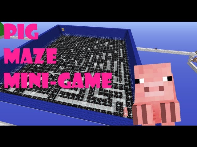 Pig Maze Mini-Game Minecraft Map