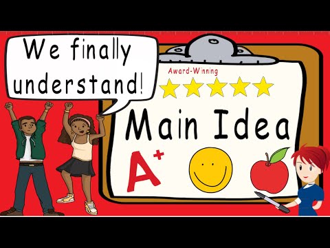 Main Idea | Award Winning Main Idea and Supporting Details Teaching Video | What is Main Idea?