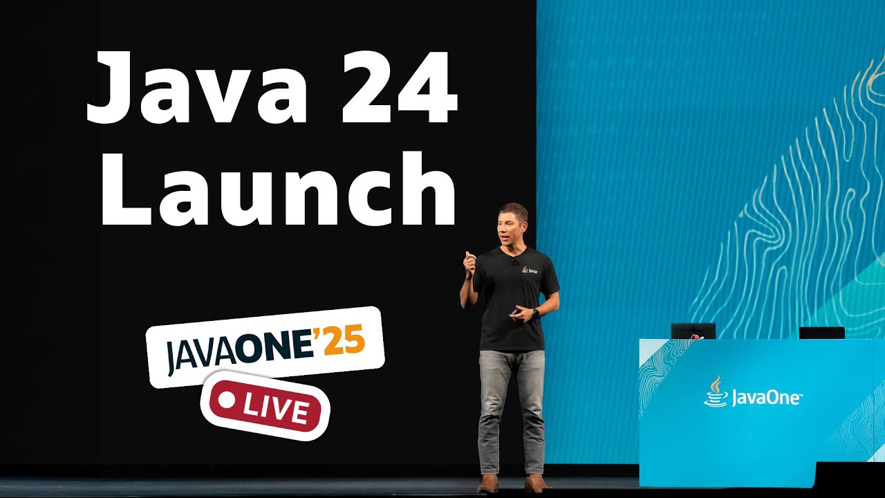 Java 24 Launch - Live from JavaOne 2025