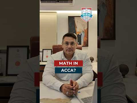Math in ACCA? | ACCA Syllabus | ACCA MYTH | Zaheer Sayed ACCA