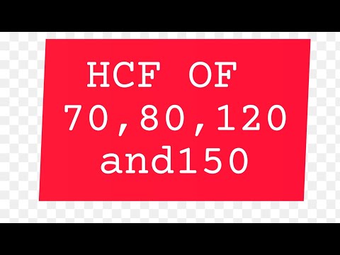 HCF OF 70 , 80 , 120 AND 150 | Class By Mukul Sir | #HCF_By_Division_Method #Hcf #lcm #hcftricks
