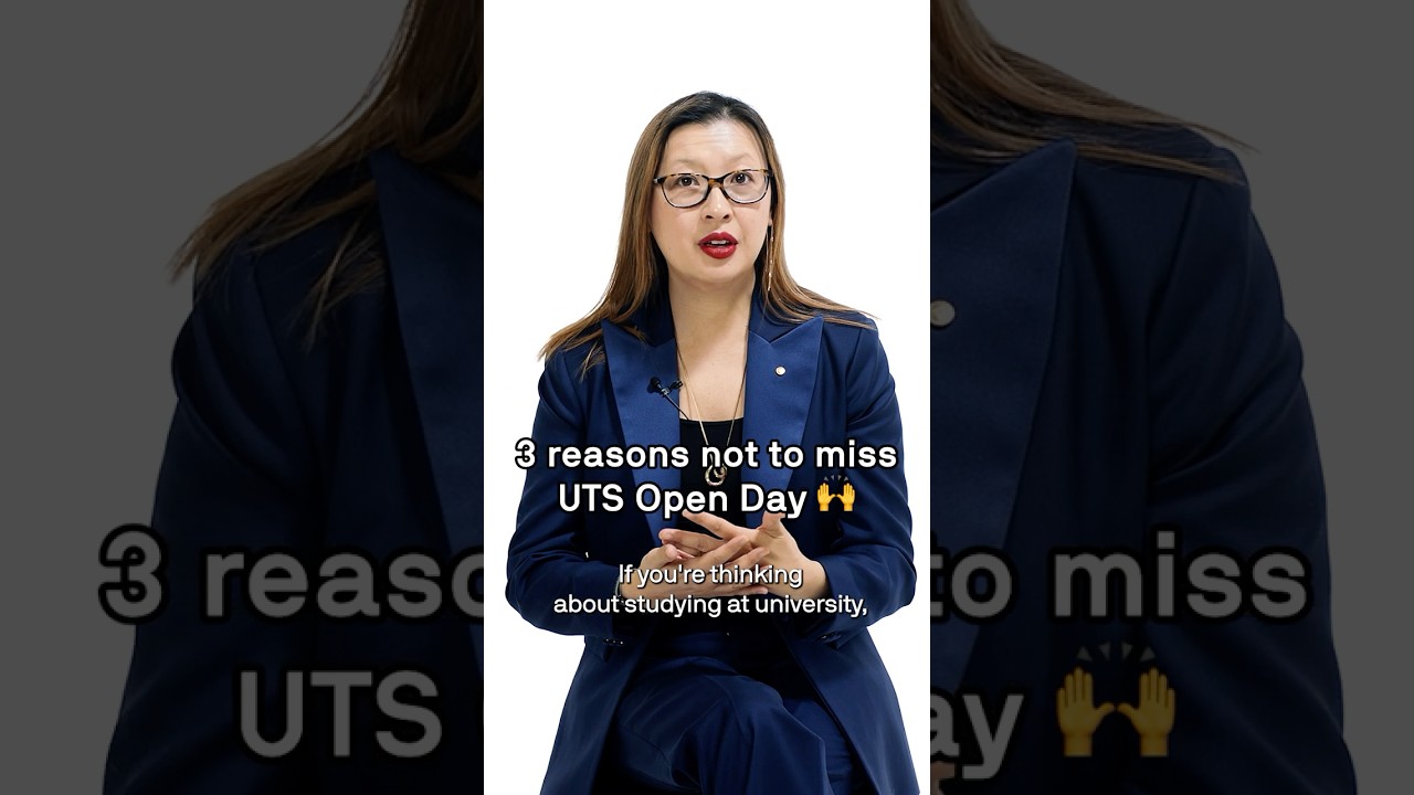 3 reasons not to miss UTS Open Day  #uts #openday #university