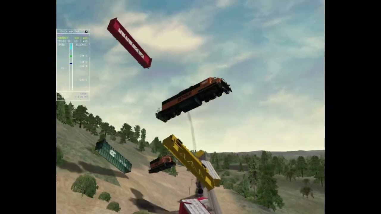 Microsoft Train Simulator Bin. Train Crash 15