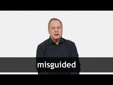 MISGUIDED definition and meaning | Collins English Dictionary