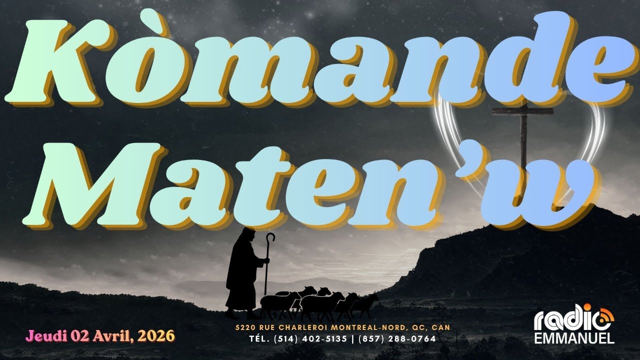 KÔMANDE MATEN'W | RADIO EMMANUEL | PIERRE BINSE ROCHE