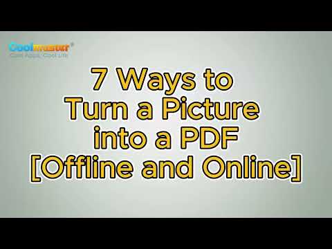How to Turn a Picture into a PDF for Free [Offline & Online Methods]