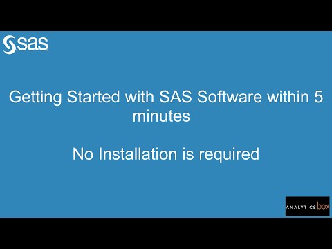 SAS Odamid - Get Full access to SAS software in 5 minutes (Free of cost) - No Installation