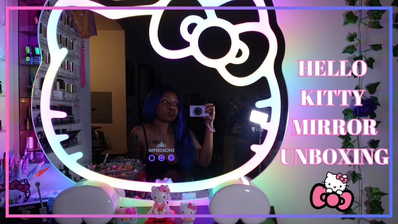 ♡ UNBOXING MY HELLO KITTY RGB MIRROR 2.0 FROM IMPRESSIONS VANITY CO♡
