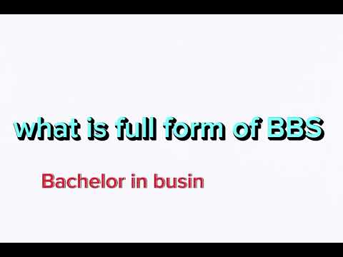 what is full form of BBS ? ll bbs ko Pura rup keho #fullformofbbs #fullform