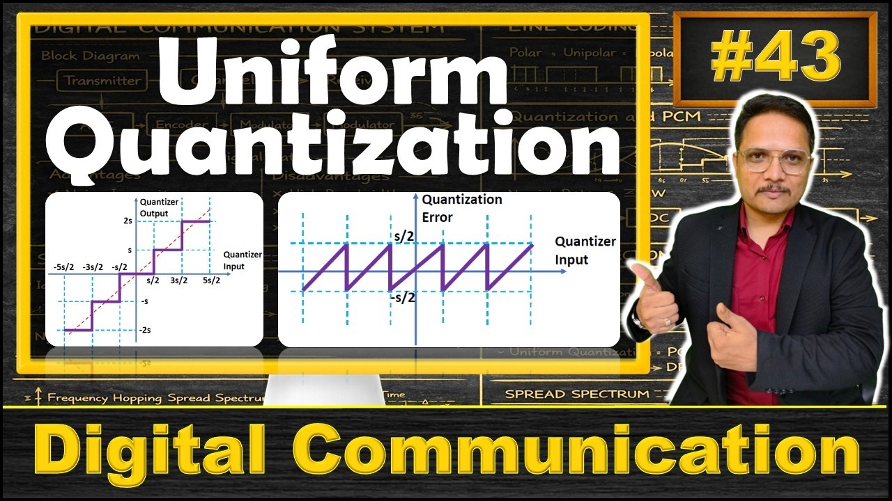 Uniform Quantization Explained | Midtread Quantization and Midriser Quantization