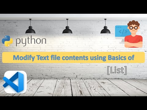 How to handle TEXT file with use of Python LIST? Basics of List in Python