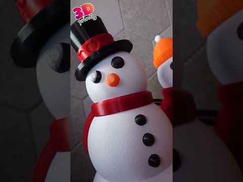 Giant Snowman - Valentine's Day Edition by 3d-printy - Thingiverse