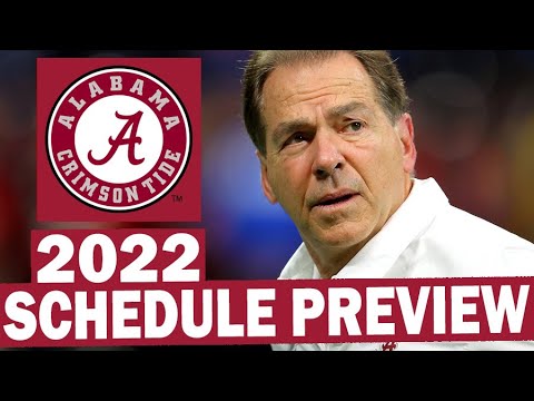 Alabama 2022 Schedule Preview