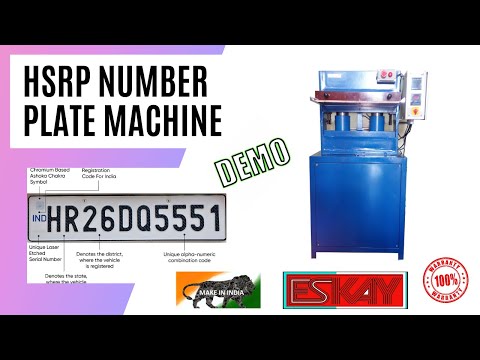 Number Plate Making Machine at Best Price in India