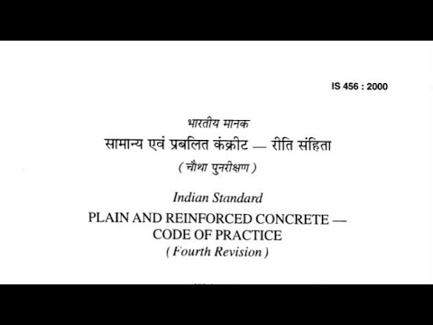 IS CODE 456-2000 PDF