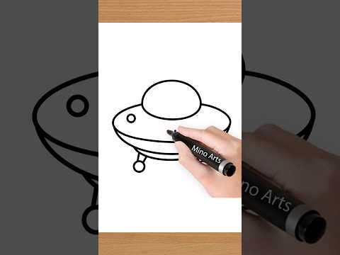 Spaceship drawing.. #minoarts #drawing #spaceship #ytshorts #shortsfeed #shortsviral #newshorts