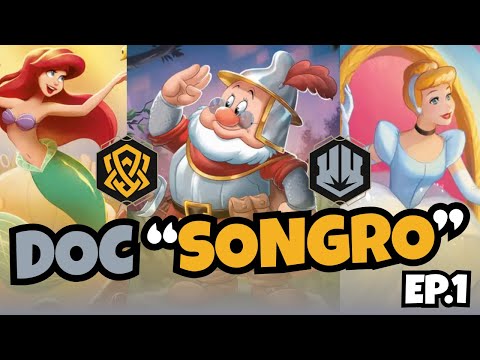 Lorcana Set 8 Deck - Doc Amber Steel Aggro Song