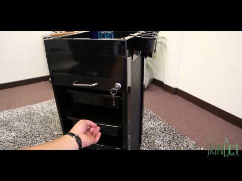 Lockable Trolley with Appliance Holder