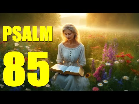 Psalm 85 Reading: Prayer that the Lord Will Restore Favor to the Land (With words - KJV)