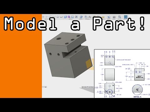 Fusion 360 Tutorial: Create a Part from a Drawing! - NYC CNC