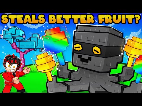 I Created a STEALING Mimic Octopus in Roblox Grow a Garden.. (STEALS BETTER FRUIT?)