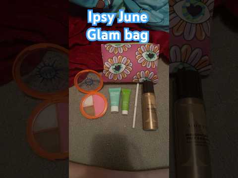 June 2025 Ipsy glam bag. #unstoppable #ipsy #ipsyglambag