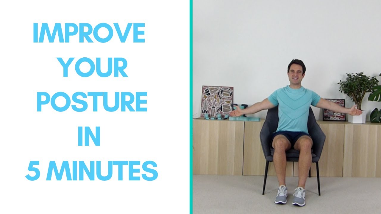 Simple Posture Exercises For Seniors (Fitter in 5 - 5-Mins) | More Life Health