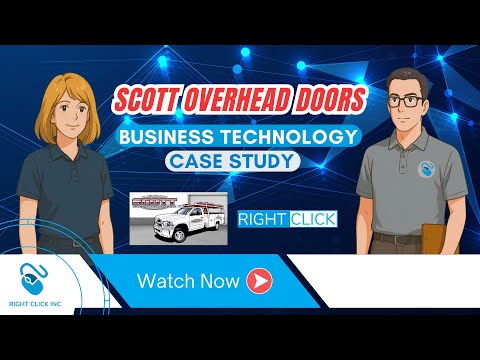Right Click Case Study | Scott Overhead Doors | AI Workflows & Cybersecurity Supports Growth