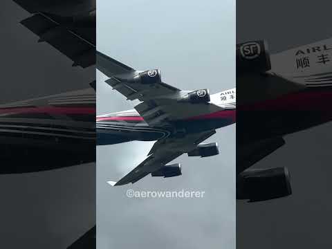 SF AIRLINES B747 takeoff at Chennai Airport #shorts #aviation #b747 #chennai #plane #takeoff