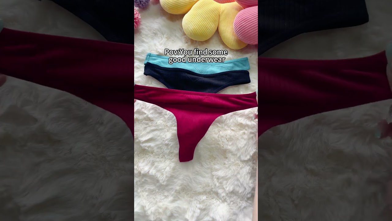 Trendy & Comfy Thong Underwear Collection#underwear #thong #fashion #lingerie