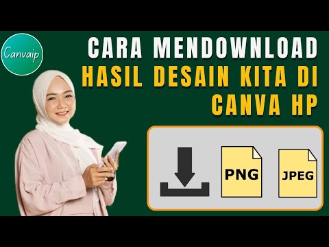 Cara Mendownload Hasil Desain Kita di Canva HP