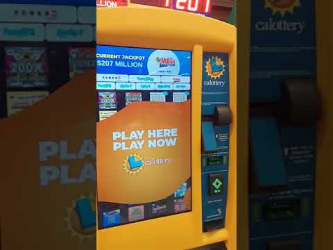 Lottery machine in Los Angeles gets developed. CA Lottery. PowerBall, MegaMillions. SuperLottoPLUS.