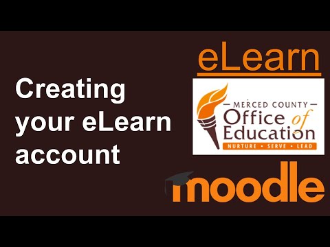 How to create your eLearn account