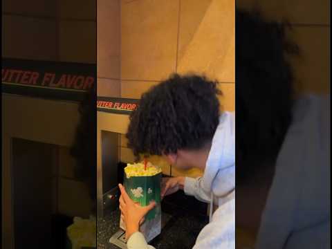 Movie theatre popcorn hack πΏ#shorts