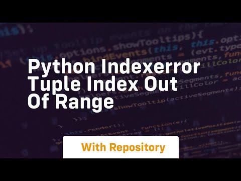 python indexerror tuple index out of range