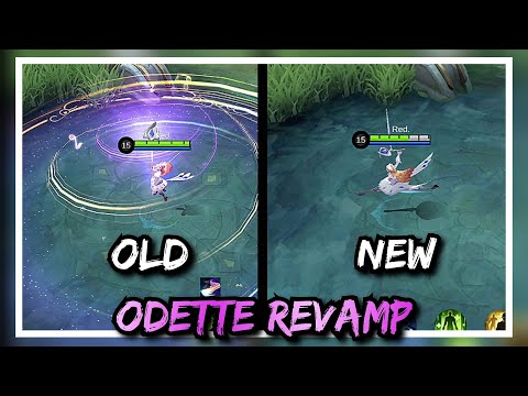 ODETTE REVAMP OLD vs NEW SIDE by SIDE COMPARISON - MOBILE LEGENDS BANG BANG