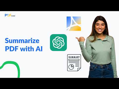 🤖Summarize PDF With AI in 3 Clicks🤖 PDFLiner Easy Guide