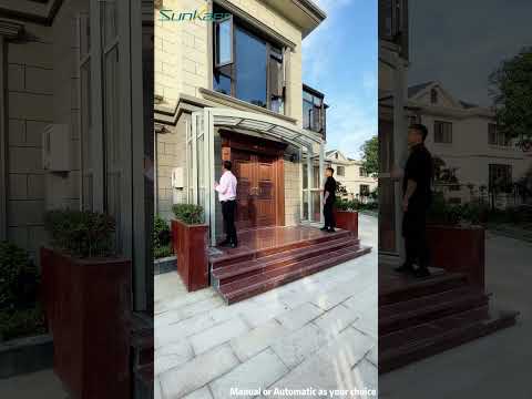 🌟 Sunkaer Retractable Sunroom – Grand Entrance Perfection Starts Here! 🌟