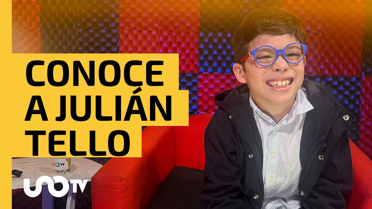 Él es Julián Tello, protagonista de 'Los dos hemisferios de Lucca'