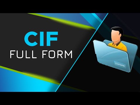 CIF Full Form - full form of CIF - CIF Full Form in English