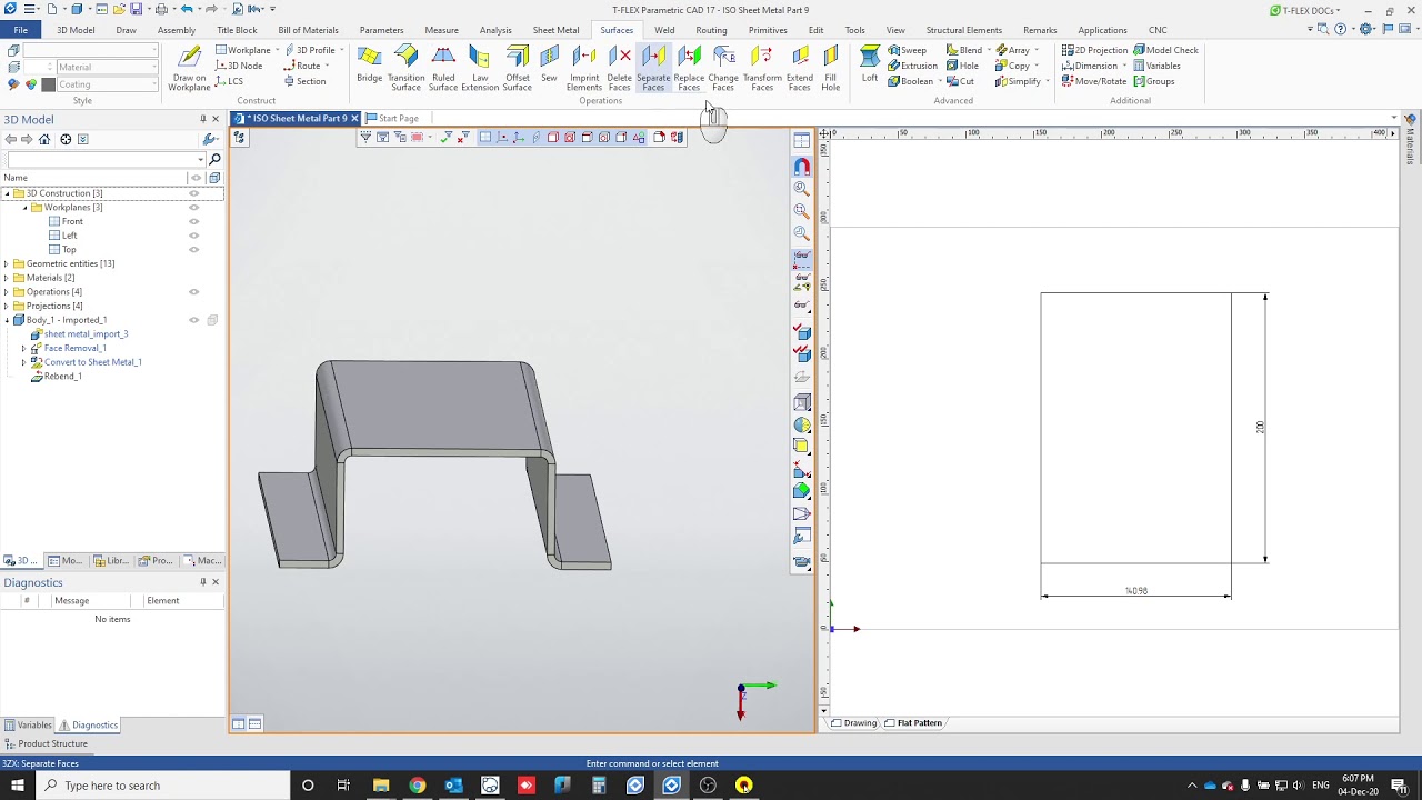 T-Flex Import and Edit CAD files