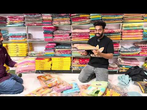 Latest🤩printed summer saree || online shopping happy Fashion 750879945 #viralvideo #fashion