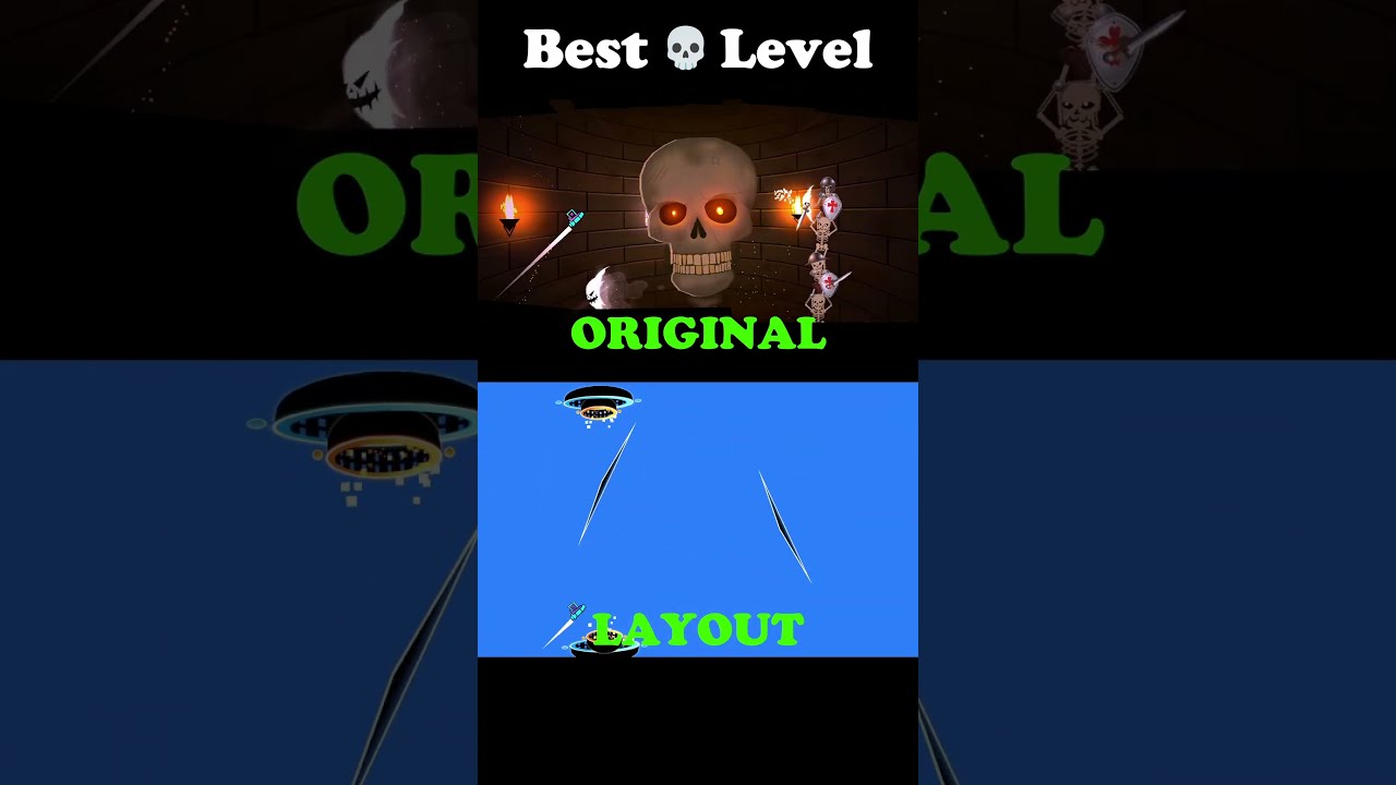 SKELETAL SHENANIGANS LAYOUT VS ORIGINAL #shorts
