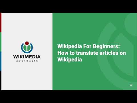 How to translate articles on Wikipedia - Wikipedia For Beginners